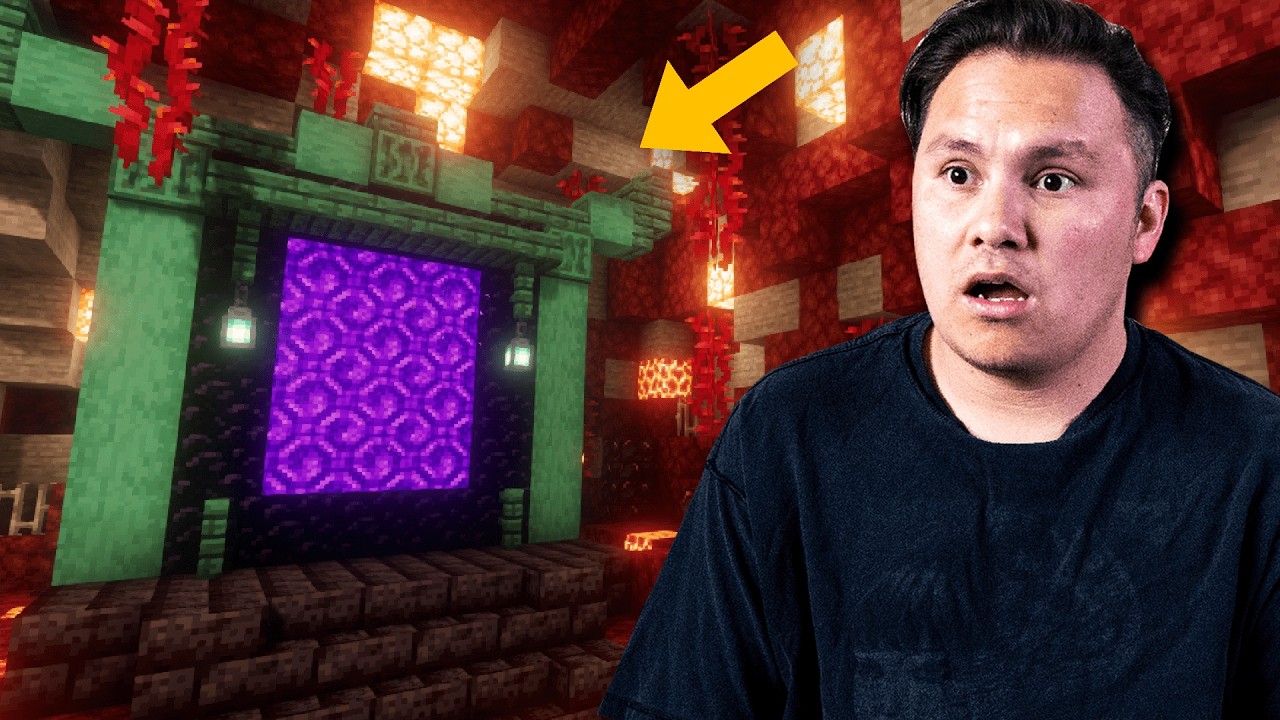 I Made a Japanese Inspired Nether Portal! - YouTube