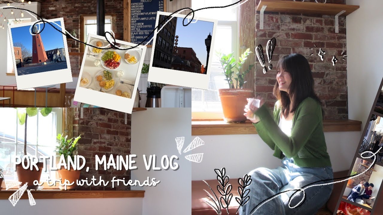 maine vlog || trip with friends, yummy foods, making memories - YouTube