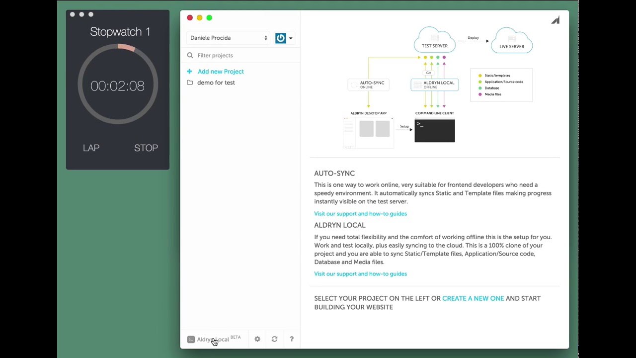 Aldryn Desktop process - YouTube
