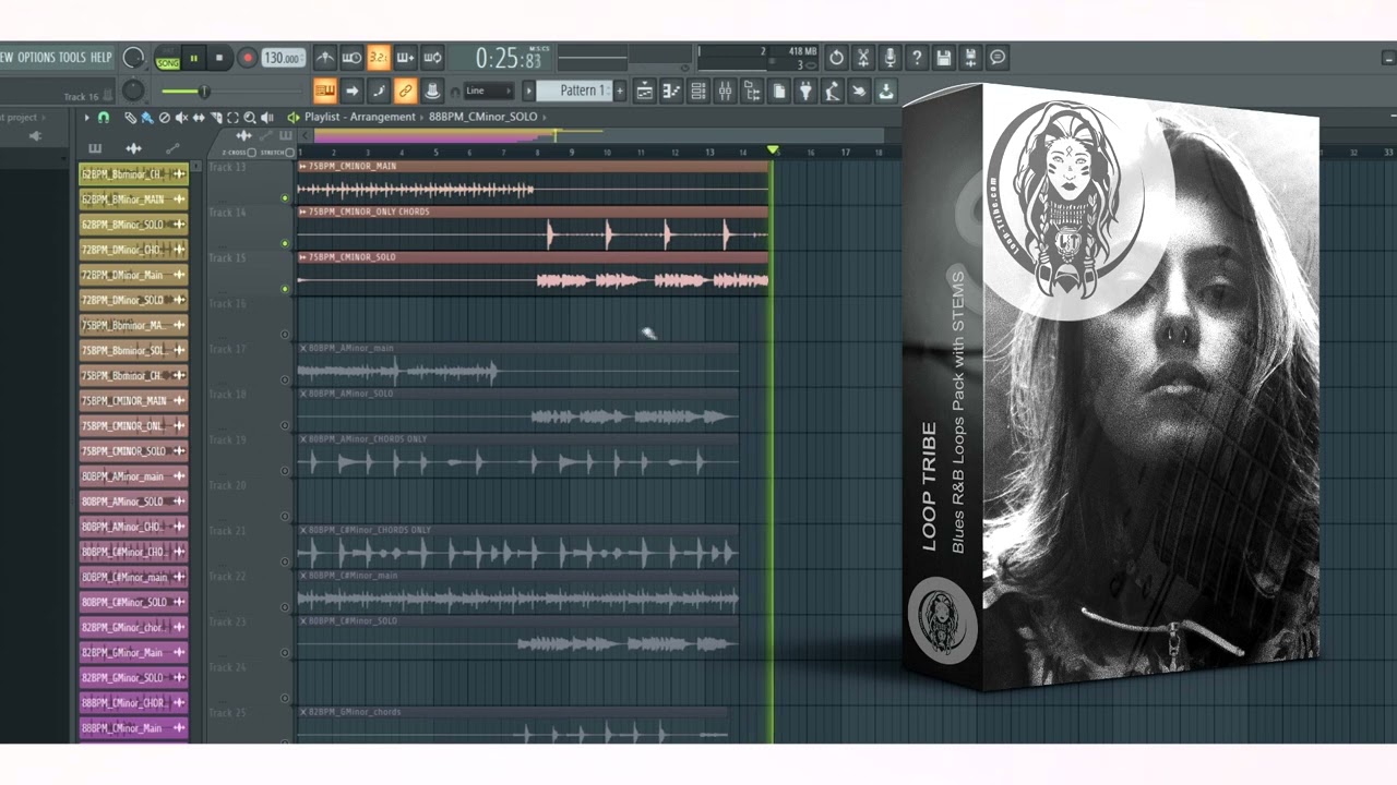 R&B Blues Trap Guitar Loops Pack