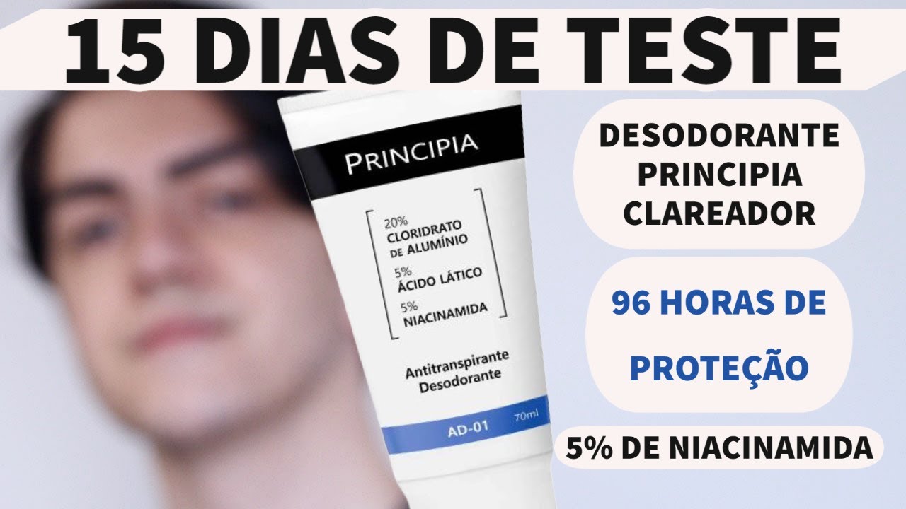 DESODORANTE CLAREADOR PRINCIPIA - ANTITRANSPIRANTE COM ÁCIDO LÁTICO E ...