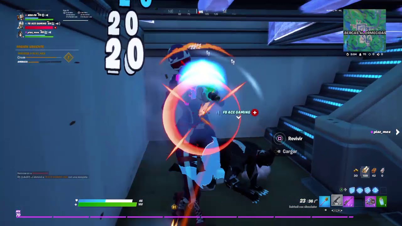 1vs3 con alto ping - YouTube