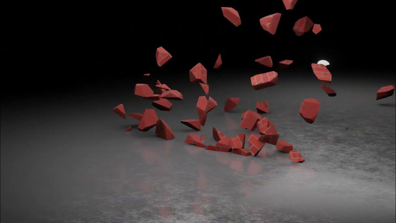 Wall Breaking | Cell Fracture | Rigid Body Simulation #animation #blender #animated #blender3d ...