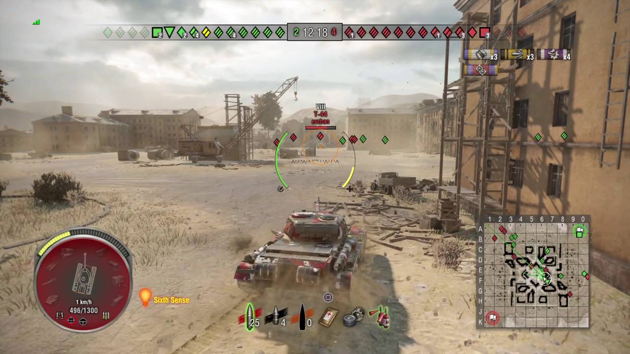 World of Tanks - First game in the Motherland - YouTube