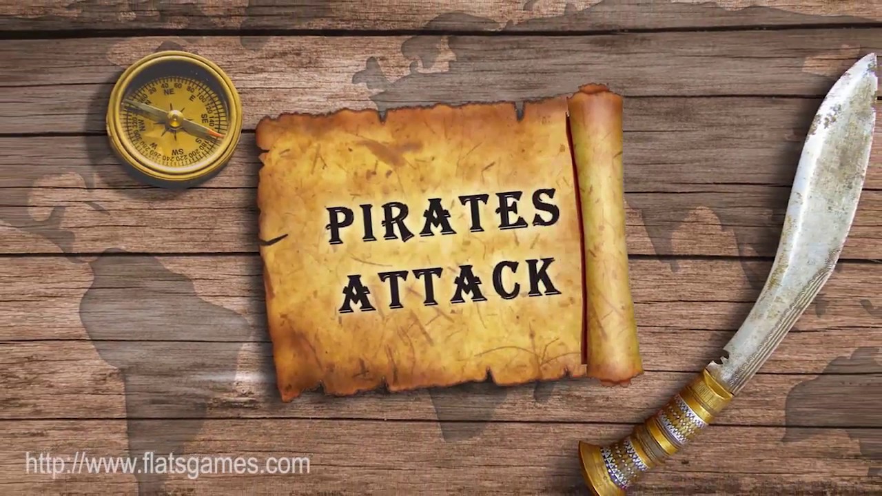 Pirates attack - best strategy cards game by Flat Square games - YouTube