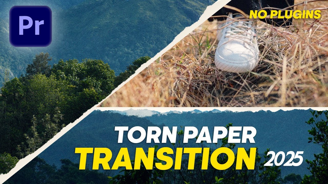 Torn Paper Transition in Premiere Pro Malayalam | Paper Rip Effect ...