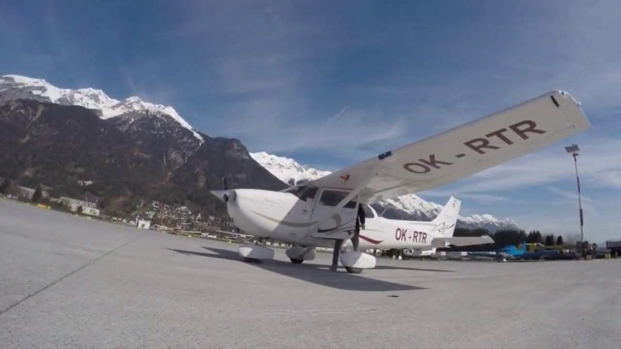 CESSNA C172 G1000 APPROACHING INNSBRUCK LOWI!!! - YouTube