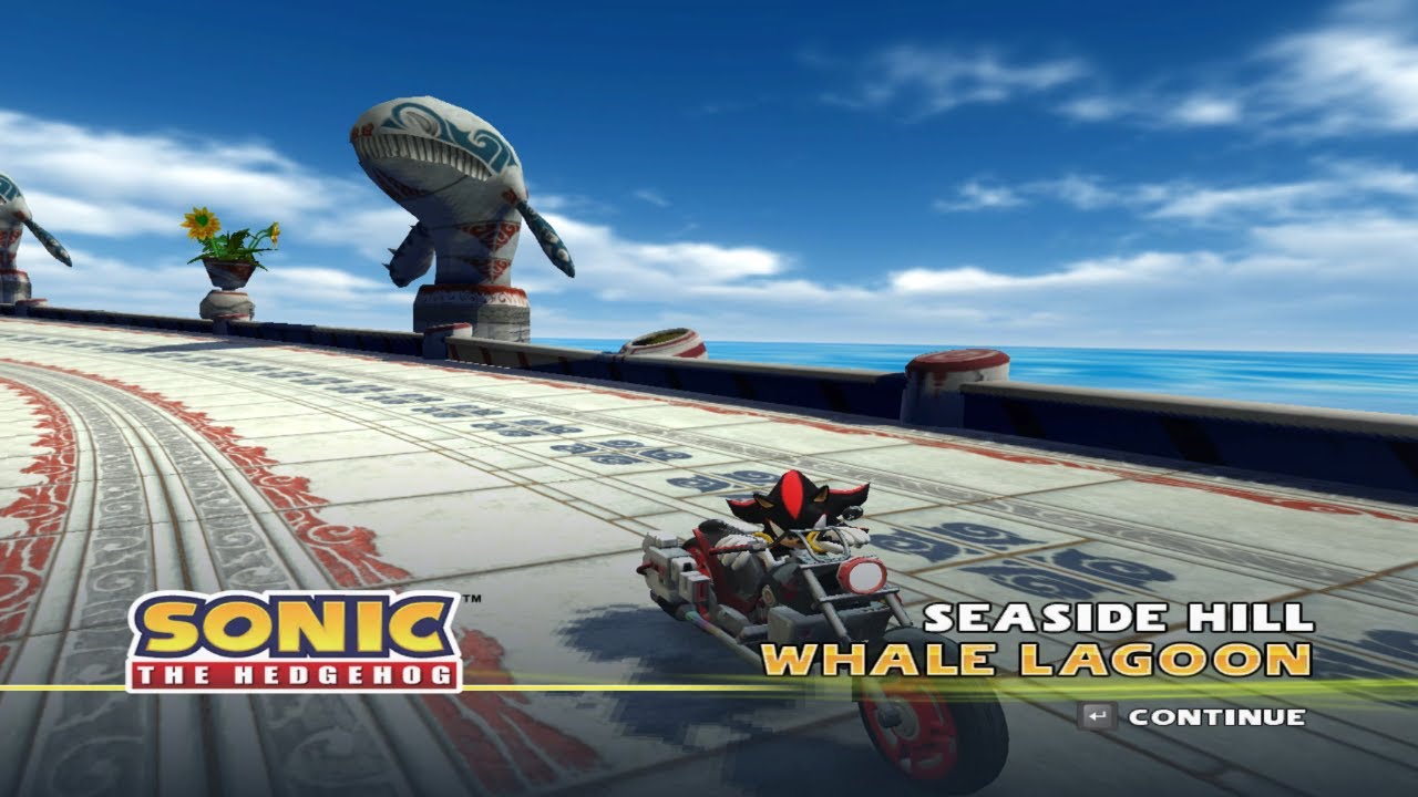 SHADOW Whale Lagoon gameplay. (Request) Sonic & SEGA All Stars Racing ...