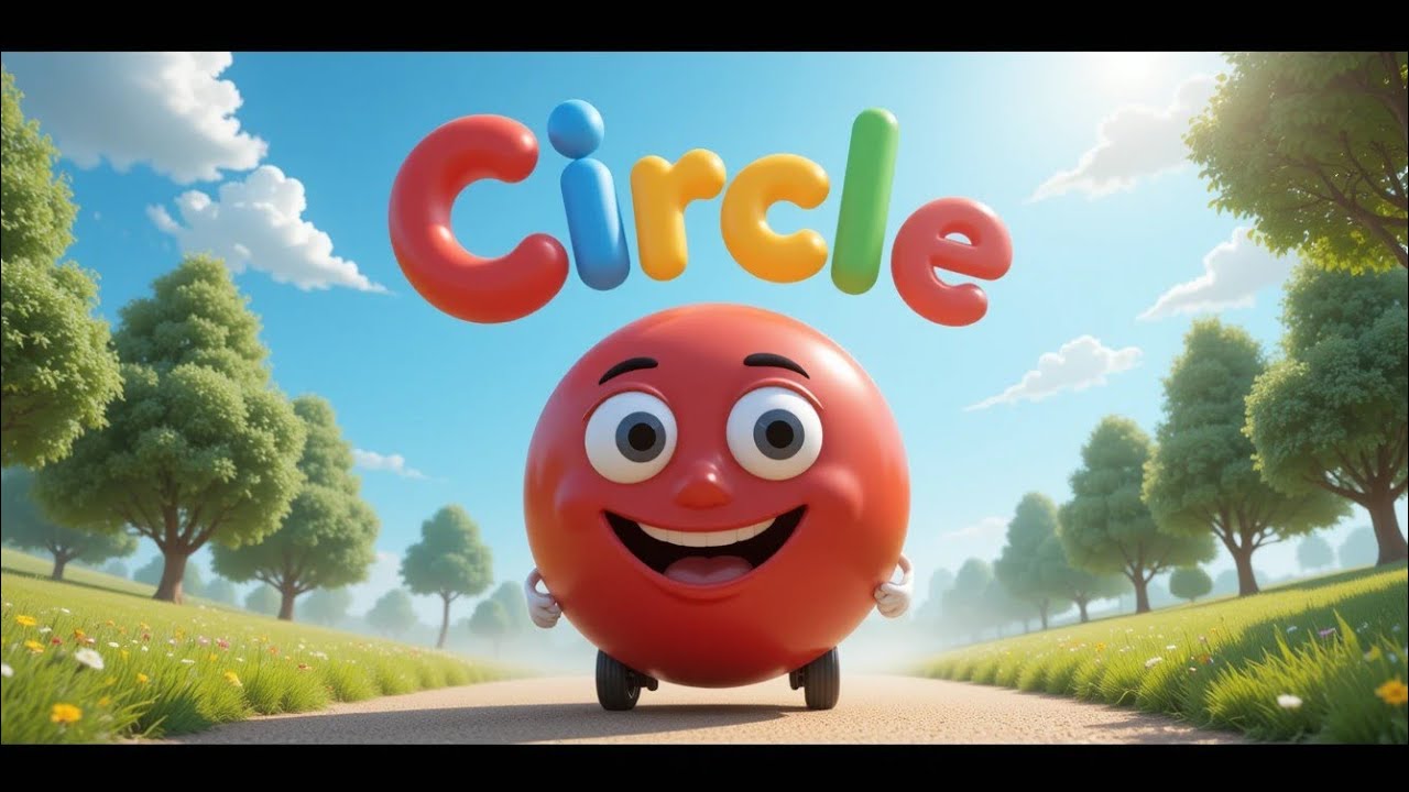 Learn Shapes Song | Educational Rhymes | Circle, Square, Oval, Triangle ...
