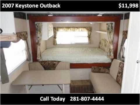 2007 Keystone Outback 1 Slide Used Travel Trailer Houston TX - YouTube