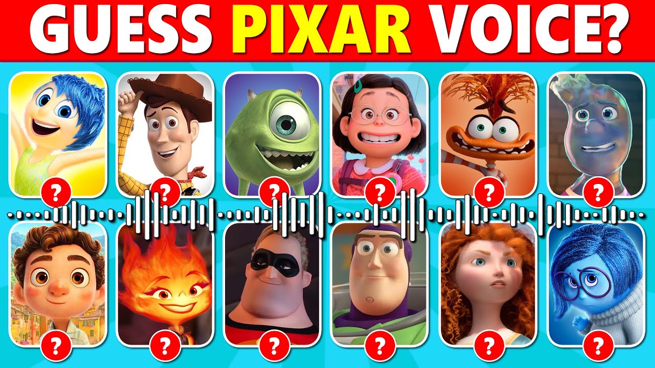 Quiz Can You Name All These Pixar Characters By Just
