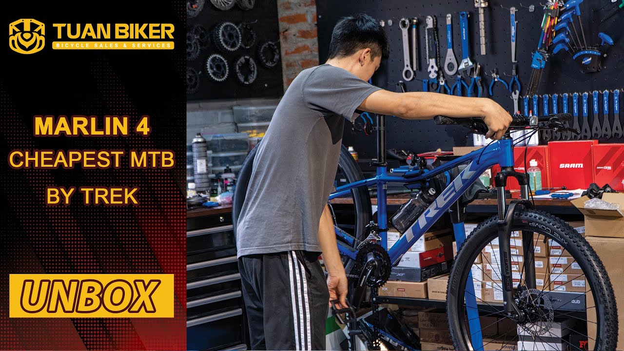 Marlin 4 Unbox - Cheapest MTB by Trek |TUANBIKER| - YouTube