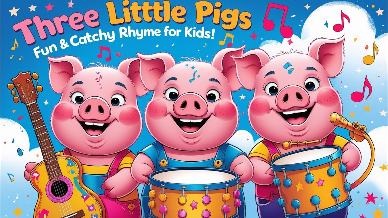 Three Little Pigs - Fun & Catchy Rhyme for Kids! 🐷 "🎶 - YouTube