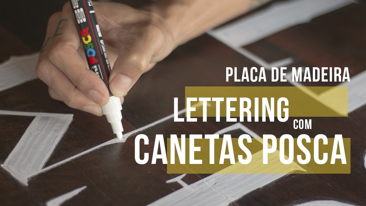 Como fazer uma placa de lettering ? - YouTube