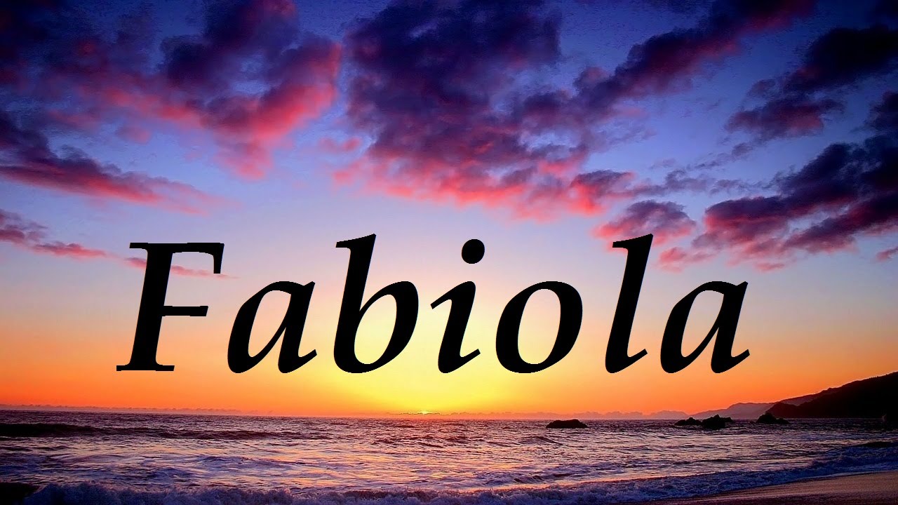 Fabiola, significado y origen del nombre - YouTube