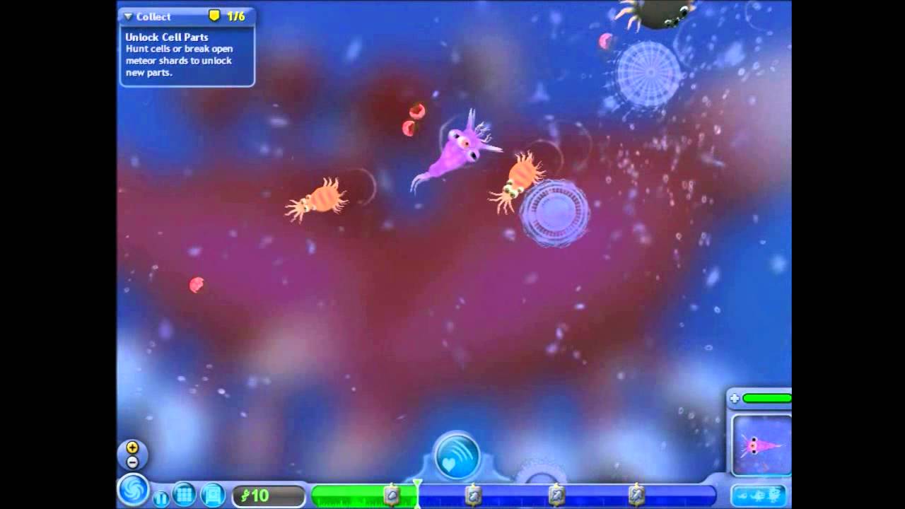 Let's Play SPORE | Part 1 | CELL STAGE - YouTube