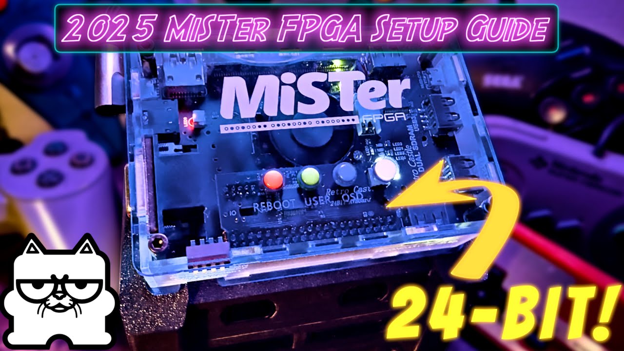 MiSTer FPGA 2025 Build Guide & Software Setup | NEW Retrocastle 24-Bit I/O Board & OEM ...