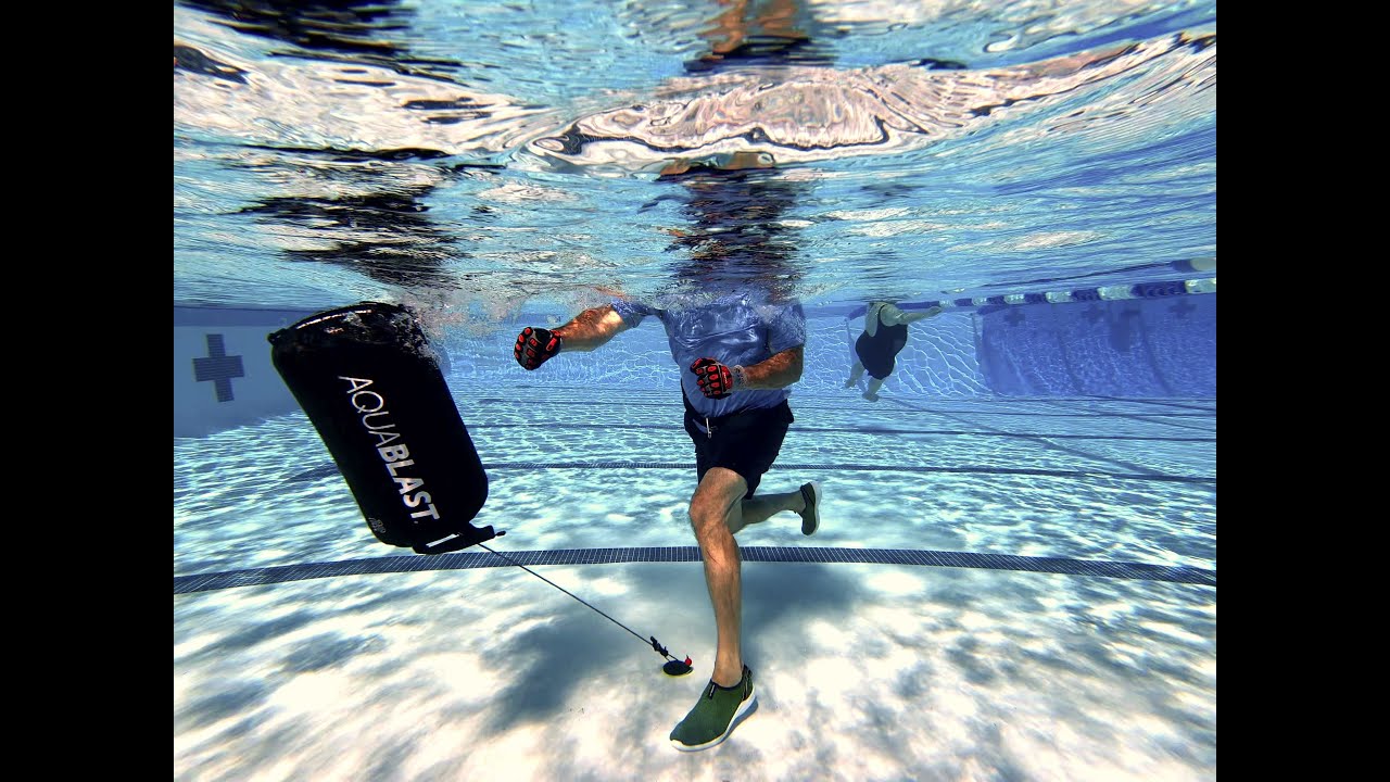 Aqua Kickboxing with AquaBLAST: The Ultimate Pool Fitness Bag Combo ...
