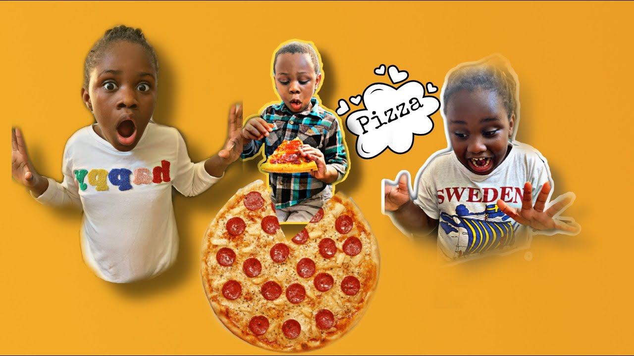 Kids Order Pizza For Lunch|Pizza Delivery - YouTube
