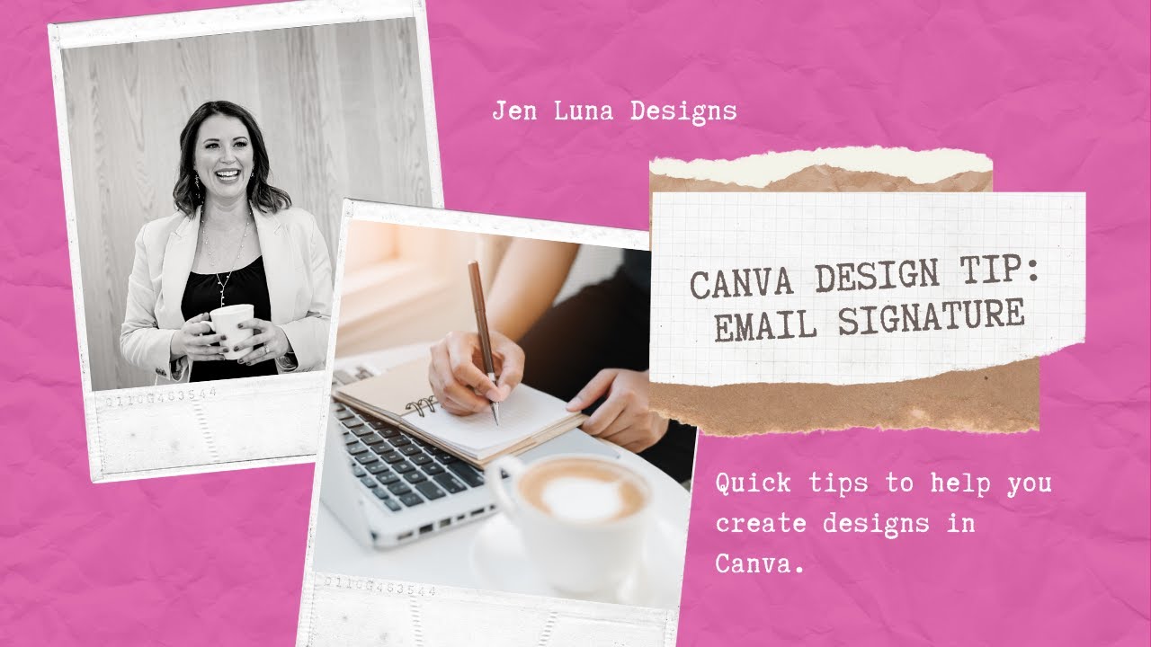 How To Create An Email Signature In Canva YouTube How To Create An Email Signature In Canva YouTube