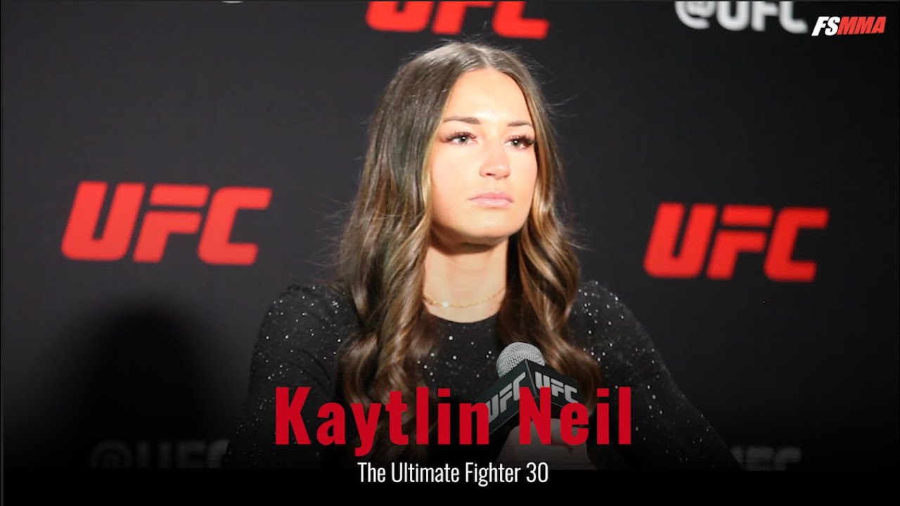 Kaytlin Neil The Ultimate Fighter 30 pre-show interview - YouTube
