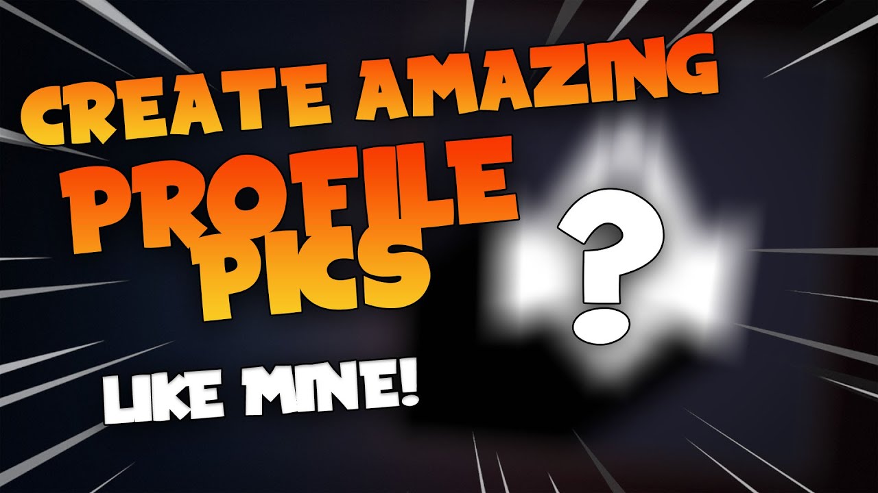 How To Create Cool Profile Pics!(LOGO)| KRISHGAMEHACKER - YouTube