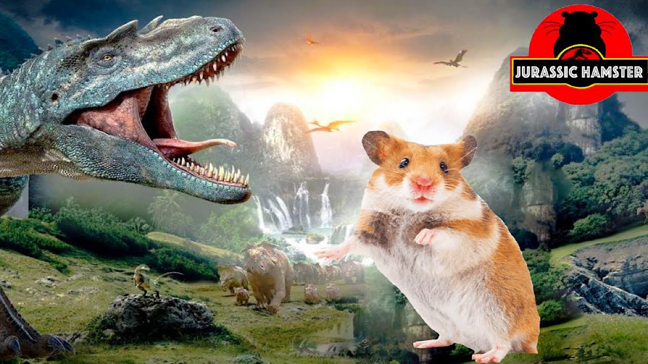 Jurassic Park Hamster Maze with Traps 😱 challenging Dinosaur OBSTACLES ...