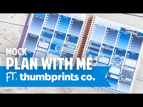 Mock Plan With Me | Vertical Erin Condren | 06.26 | ft. TPC's July Collection!