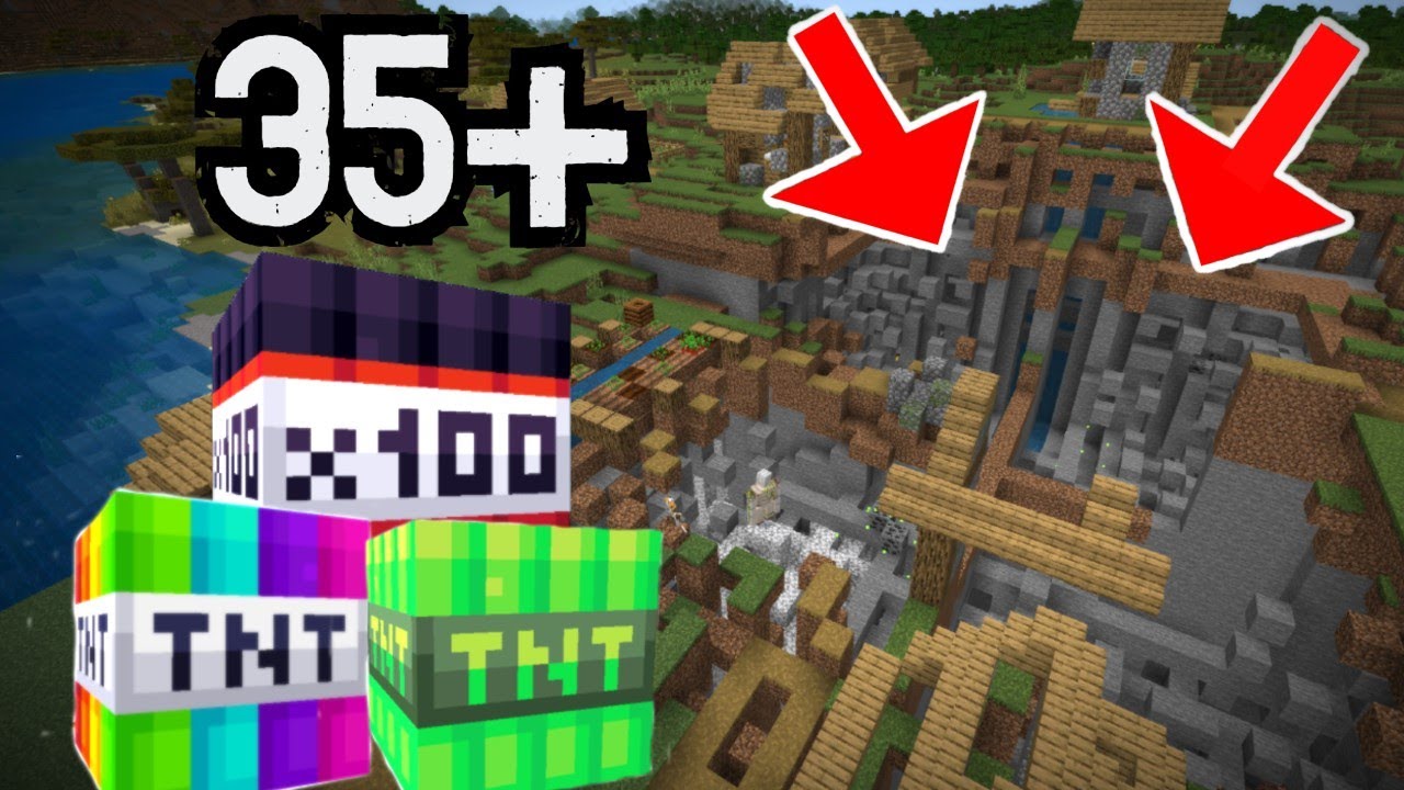 I TESTED 35+ TYPES OF TNT IN MINECRAFT! - YouTube
