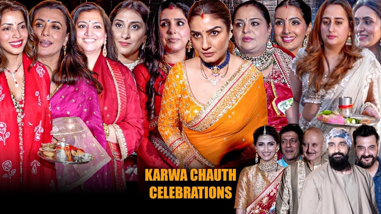 UNCUT | Karwa Chauth 2025 | Shilpa Shetty,Raveena Tandon,Geeta Basra ...