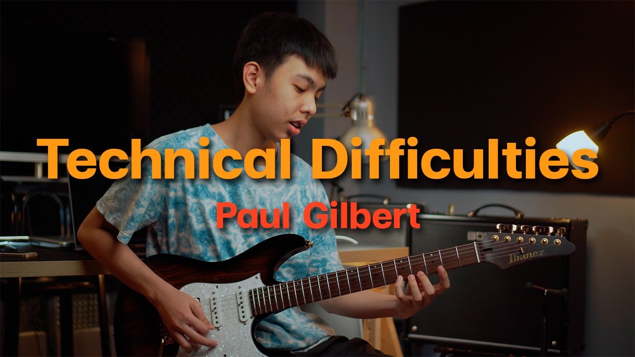 Paul Gilbert - Technical Difficulties | Guitar Cover - YouTube