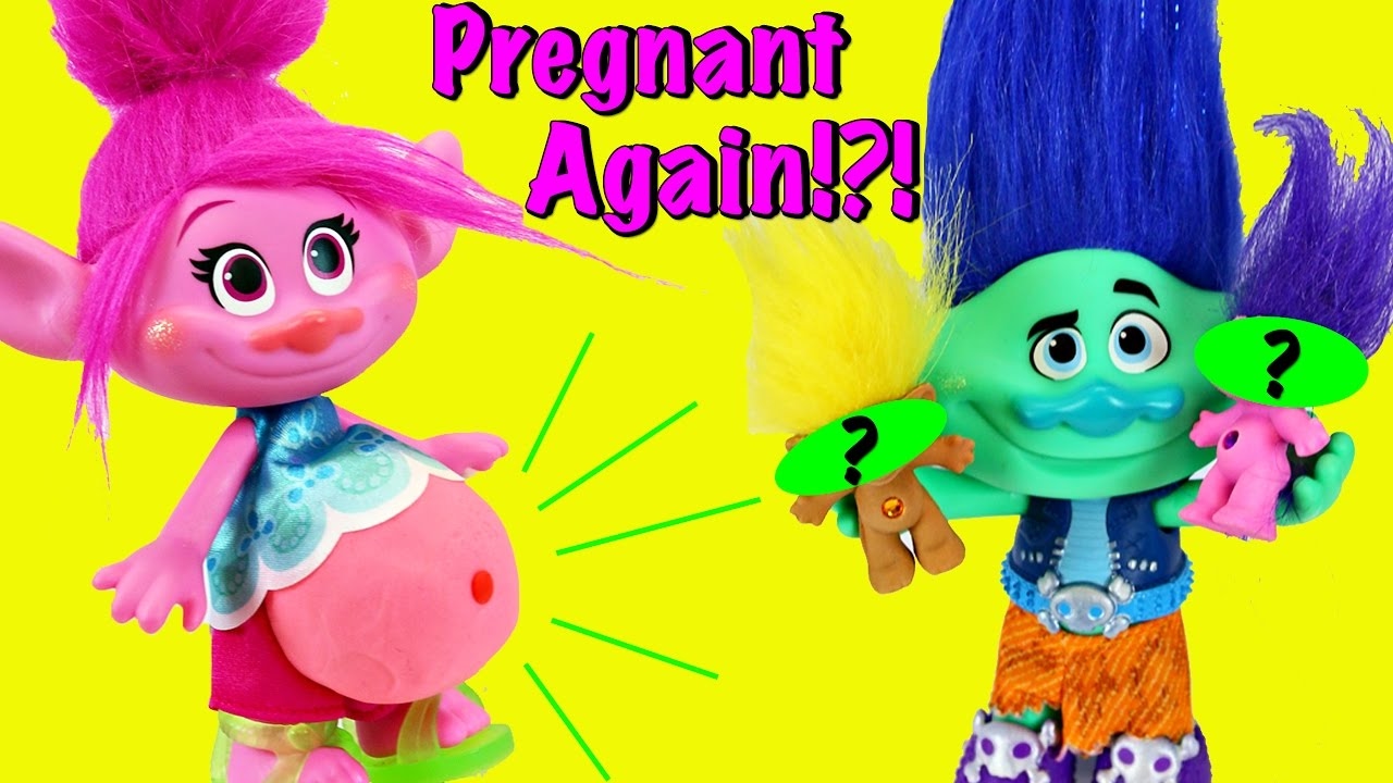 TROLLS POPPY PREGNANT AGAIN?!? Trolls Movie Parody After Wedding Baby ...
