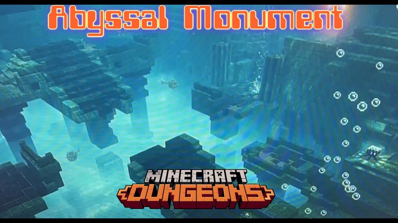 ABYSSAL MONUMENT - Minecraft Dungeons Hidden Depths DLC w/ @Mrbrownie ...