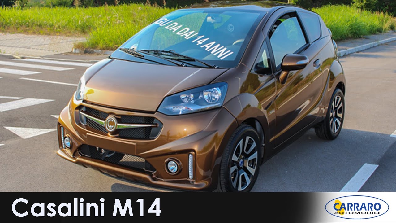 Microcar CASALINI M14 - Guida dai 14 anni - YouTube