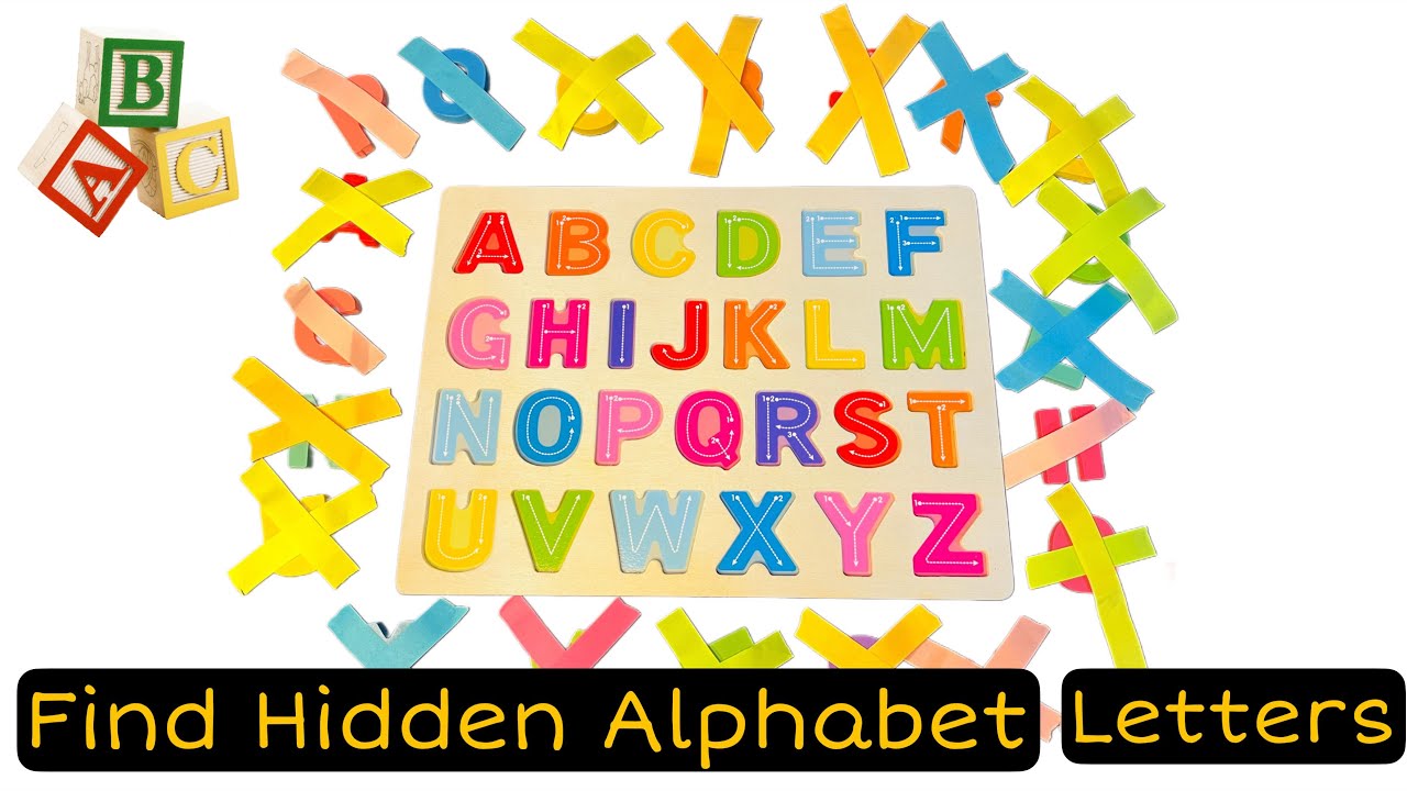 Hidden Alphabet Letter Reveal | Learn ABCs with Fun Puzzle Board ...