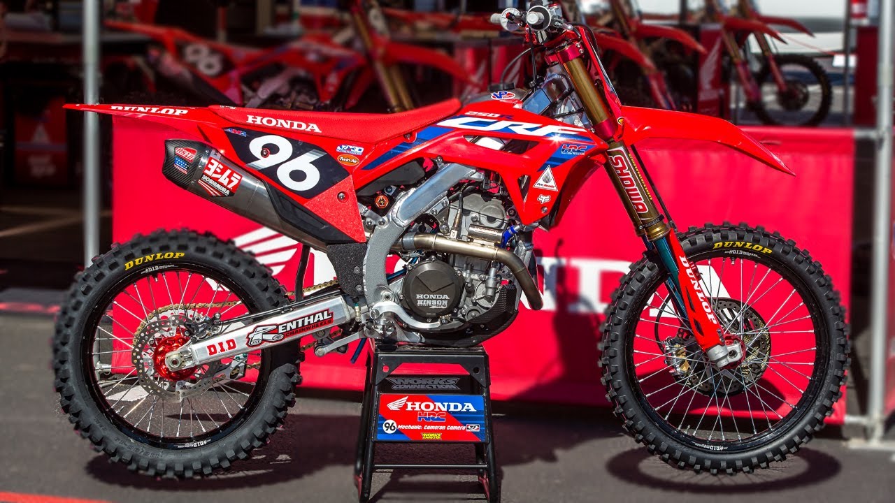 Inside Hunter Lawrence Manufacturing unit Honda CRF250R - Motocross ...