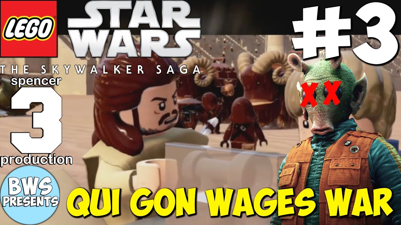 QUI GON COMMITS GENOCIDE! | Lego Star Wars: The Skywalker Saga - YouTube