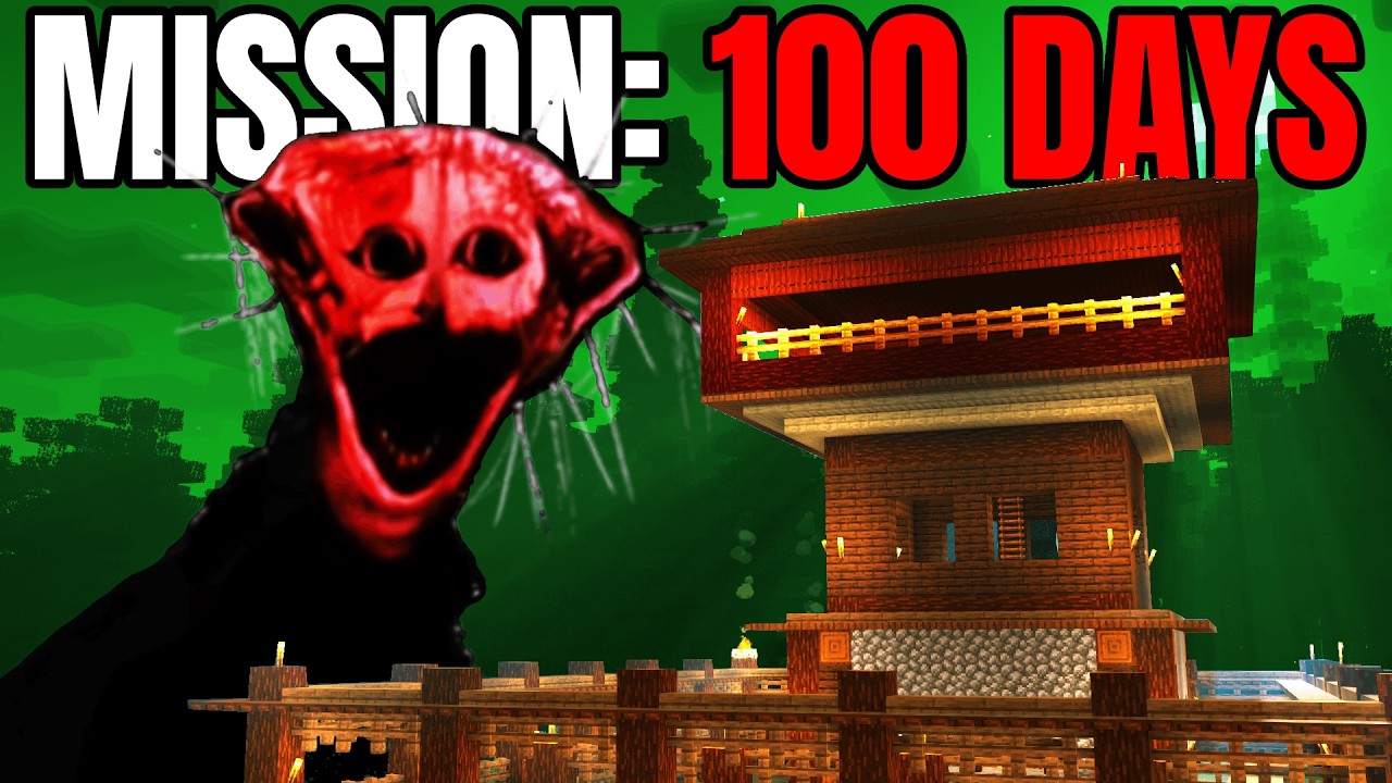 Surviving Minecraft's Terrifying Horror Mods for 100 Days in Hardcore ...