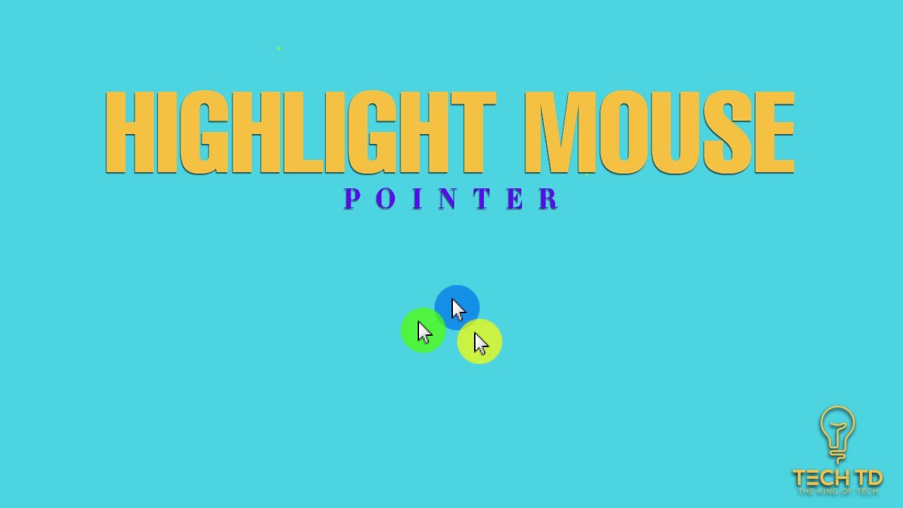 How To Highlight Mouse Pointer Windows 10 YouTube how-to-highlight-mouse-pointer-windows-10-youtube