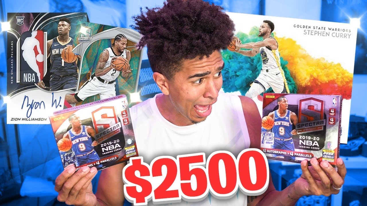 I Spent $2500 for 2 NBA Boxes... *INSANE IRL NBA Basketball Pack ...