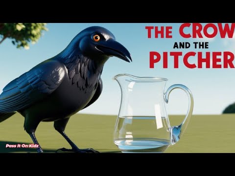 The Crow and the Pitcher / Aesop's Fables/ Kids Story - YouTube