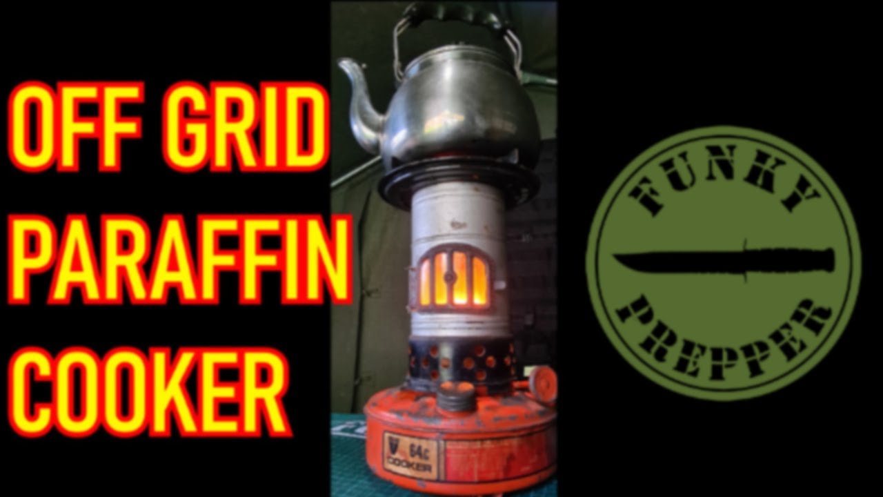 OFF GRID - PARAFFIN COOKER - YouTube