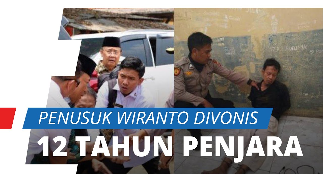 Terdakwa Penusuk Wiranto, Abu Rara Divonis 12 Tahun Kurungan Penjara ...