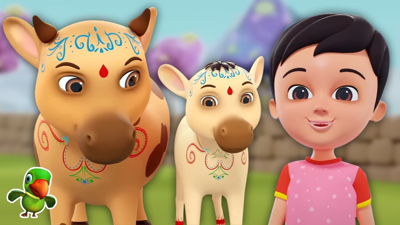 Gaiya Meri Gaiya, गैया मेरी गईया, Kalu Madari Aaya, Popular Cartoon ...
