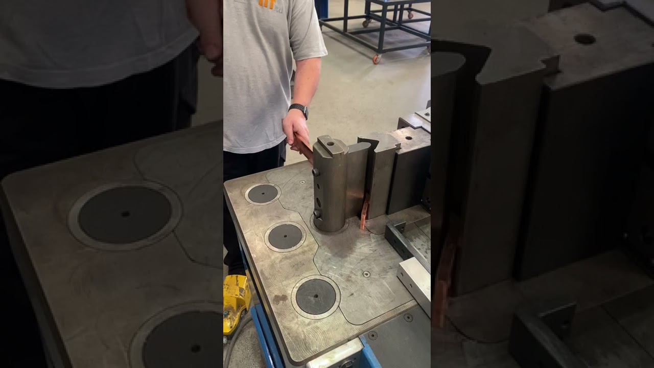 Metal Bending: Copper Busbar - YouTube
