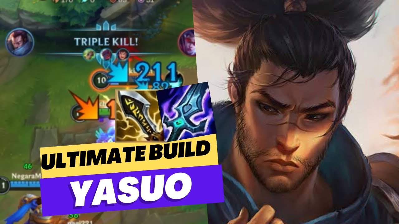 PERFECT BUILD FOR YASUO MID WILD RIFT - easy carry - YouTube