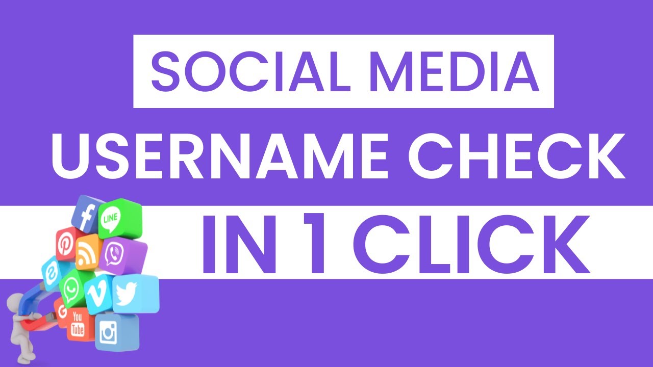 Get a Username for All Your Social Media Accounts in 1 Click - @Peebals ...