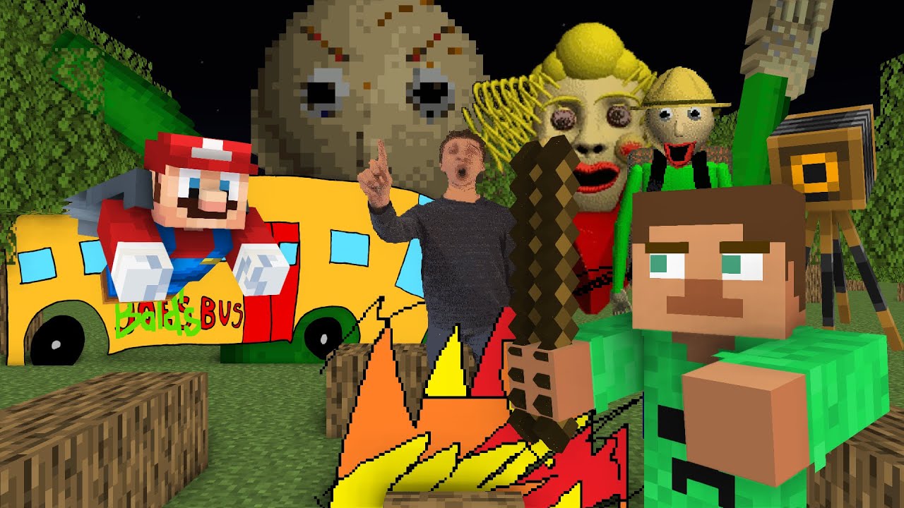 Minecraft Baldi's Basics - CH2 Trailer - In the camping - Baldi's ...