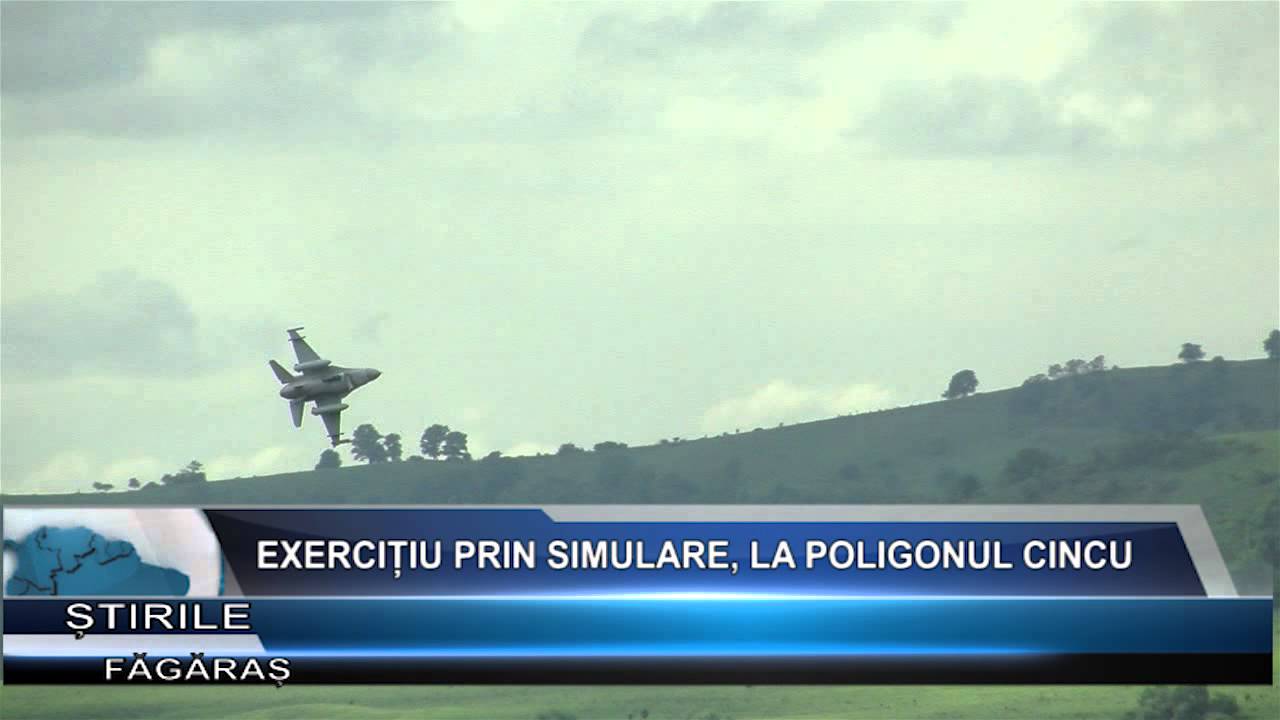 Exercitiu prin simulare, la poligonul Cincu - YouTube
