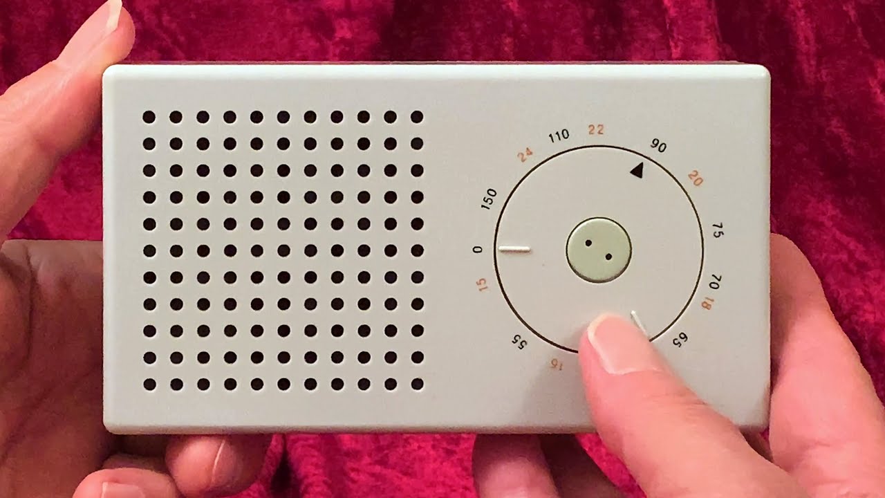 Braun 1958 transistor radio T3 up close Dieter Rams minimalism product ...